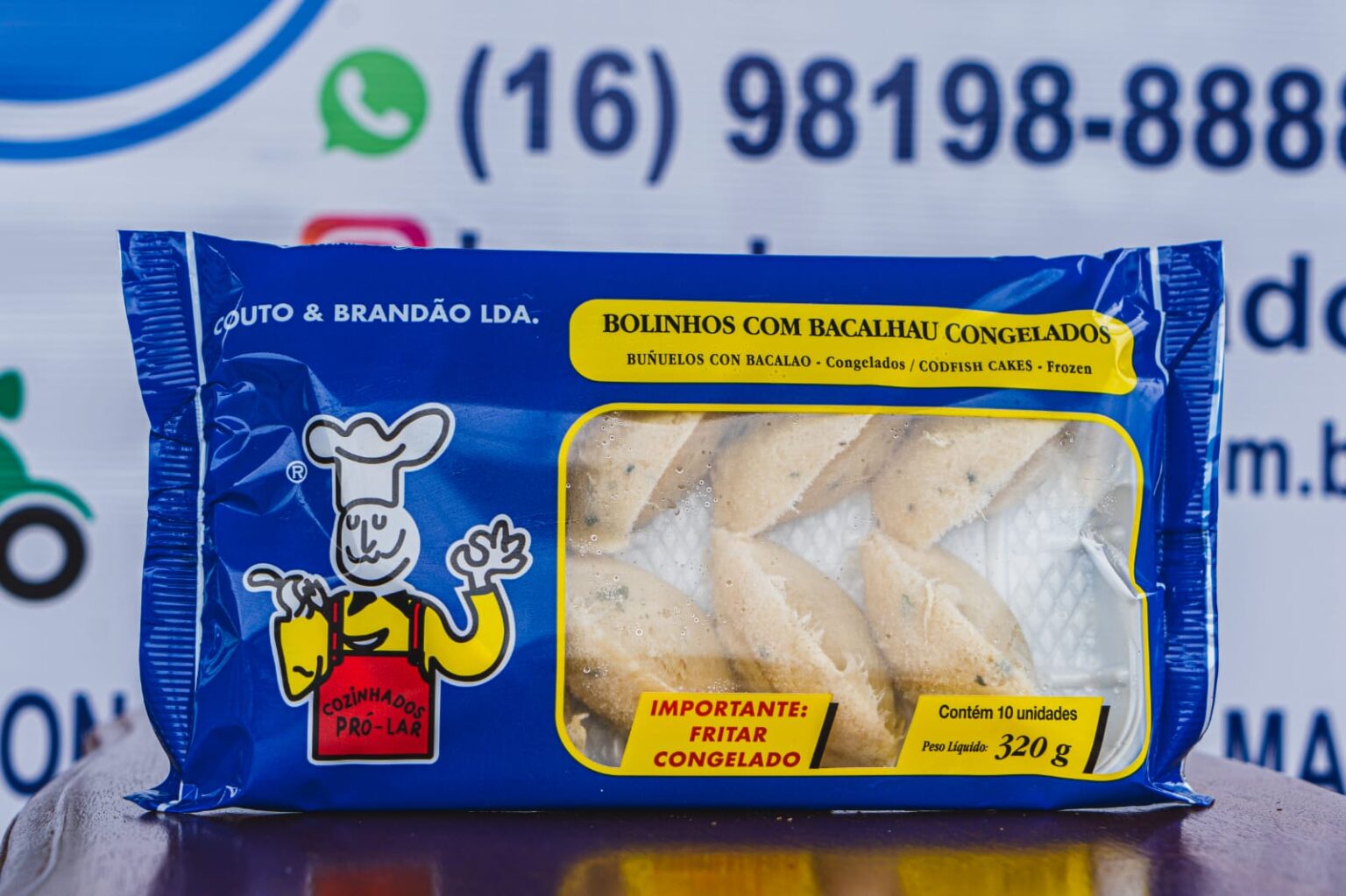 Box do Pescado - Bolinho de Bacalhau Gourmet