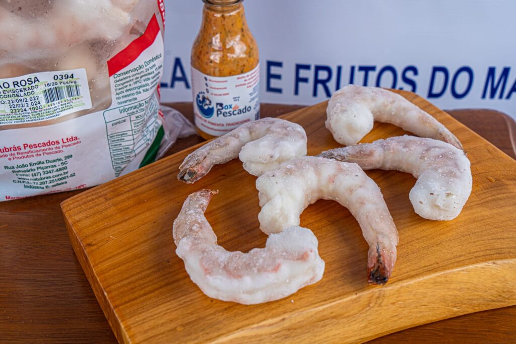 Box do Pescado - CAMARÃO ROSA GGG eviscerado c/cauda