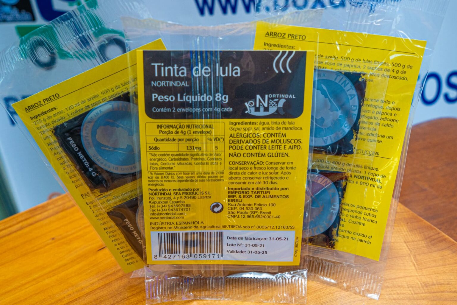 Box do Pescado - Tinta de lula